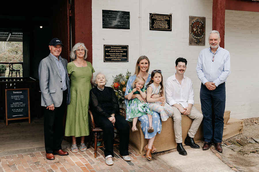 A Century of Tahbilk: Bonnie Purbrick Unveils Plaque Honouring 100 ...